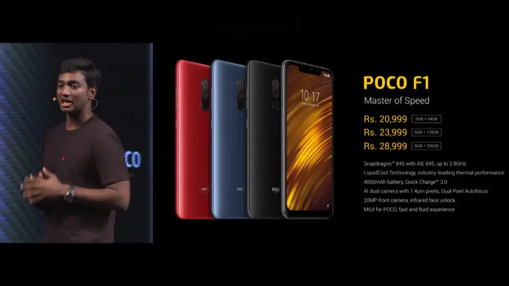Poco F1 Launched in India: Price, Features and Specifications - Gadgets ...