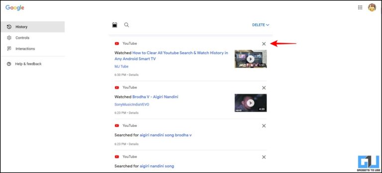 6 Ways to View and Delete YouTube Watch History - Gadgets To Use