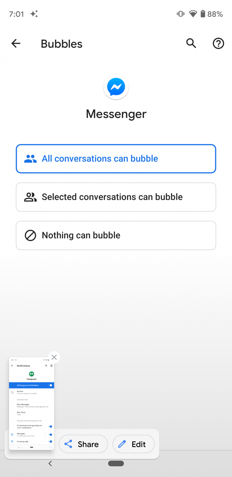 How to Enable Chat Bubbles Feature on Messenger in Android 11 - Gadgets ...
