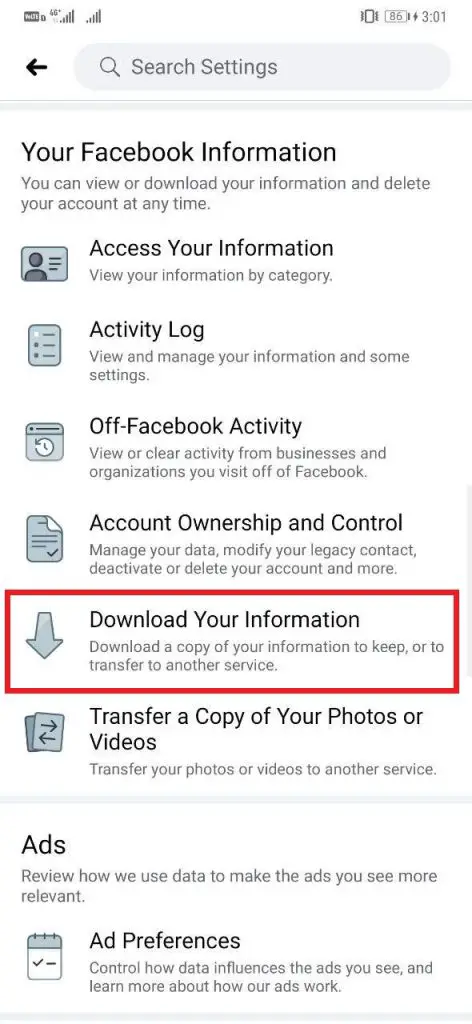How to Access and Download Your Facebook Data - Gadgets To Use