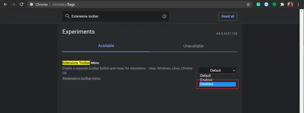 How to Disable Google Chrome Extension Toolbar Menu - Gadgets To Use