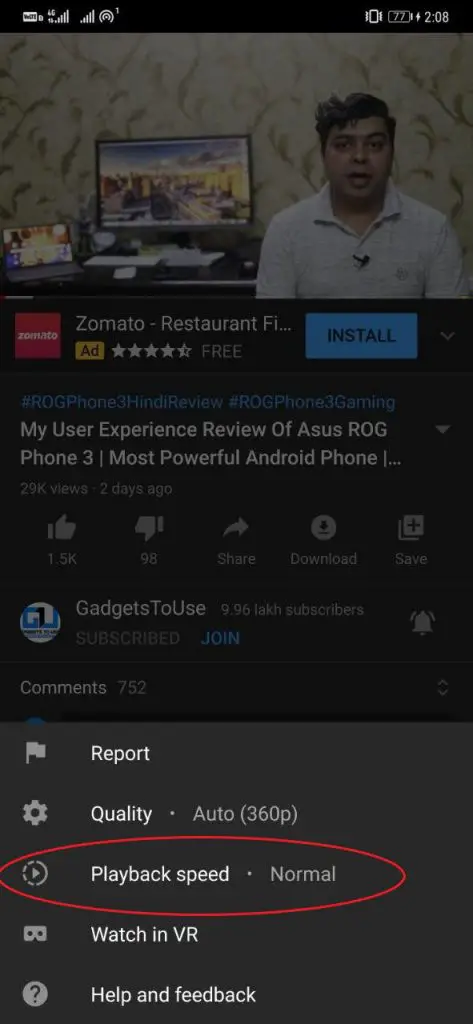 How to Change Playback Speed on YouTube - Gadgets To Use