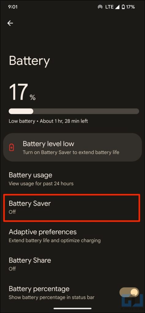 How to Enable Extreme Battery Saver on Google Pixel - Gadgets To Use