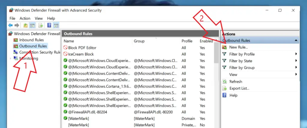 How To Block An App From Accessing The Internet On Windows 10 Gadgets