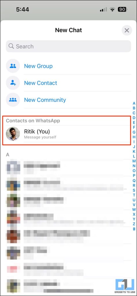6 Ways to Message Yourself on WhatsApp in 2024 - Gadgets To Use