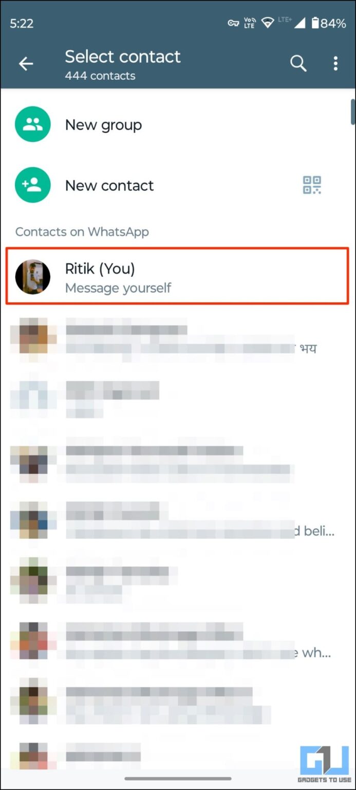 6 Ways to Message Yourself on WhatsApp in 2024 - Gadgets To Use