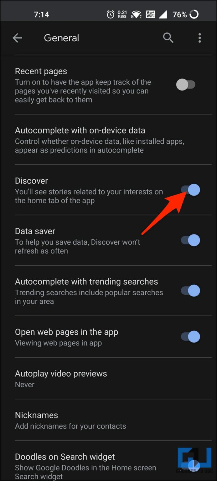 3 Ways to Turn Off Google Discover on Android, iOS - Gadgets To Use