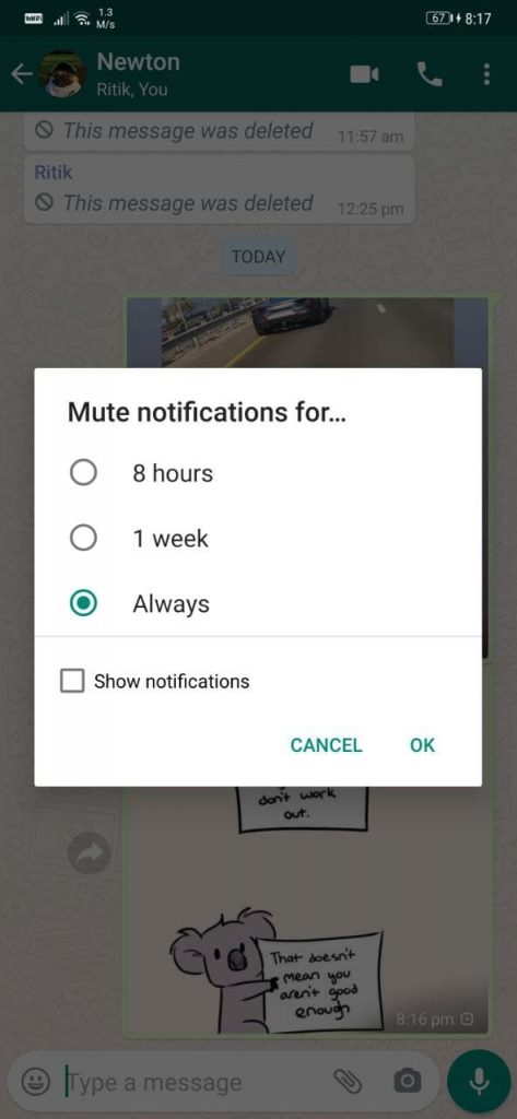 How to Mute Chats and Groups on WhatsApp - Gadgets To Use