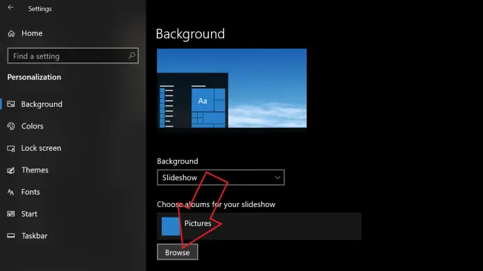 How to Enable Wallpaper Slideshow in Windows 10 - Gadgets To Use