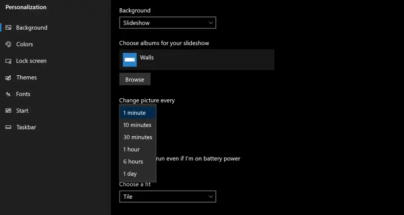 How to Enable Wallpaper Slideshow in Windows 10 - Gadgets To Use