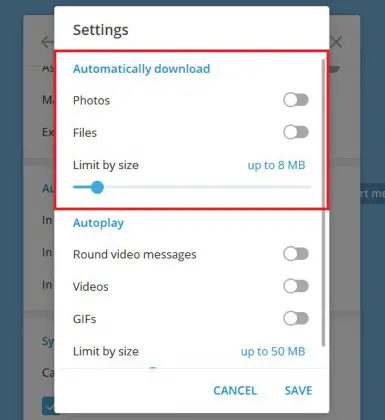 How to Disable Auto Media Downloads on Telegram Desktop - Gadgets To Use