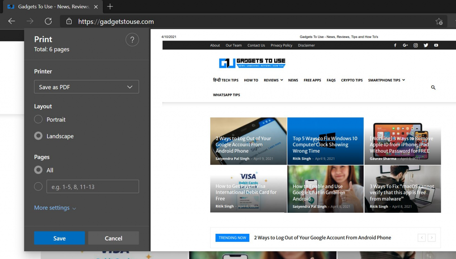 6 Ways to Download Complete Webpage for Offline Viewing - Gadgets To Use