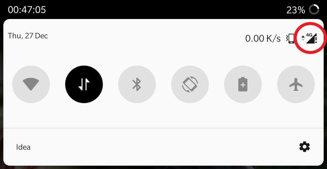 Exclamation Mark On Network Signal Mobile Data Not Working 8 Ways To 