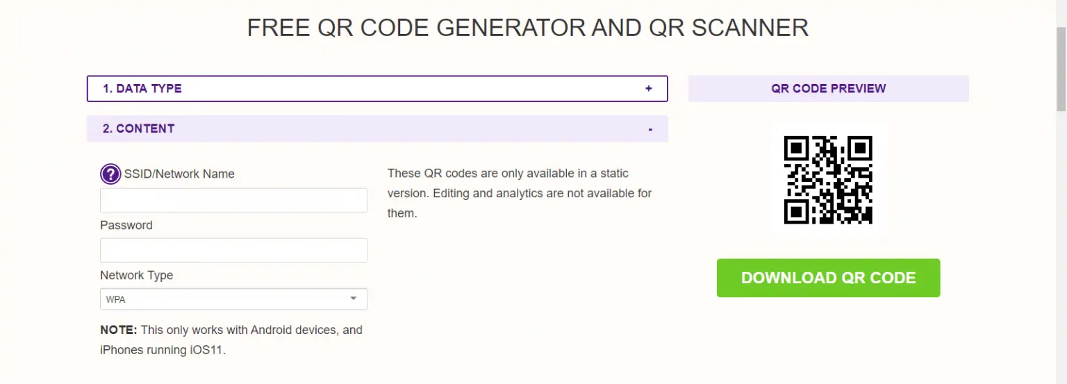 4 Ways to Create QR Code For WiFi Password, Add Scan to Connect ...