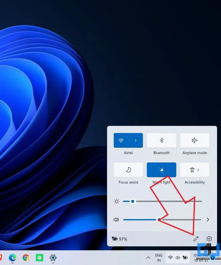 How to Customize Action Center Shortcuts on Windows 11 - Gadgets To Use