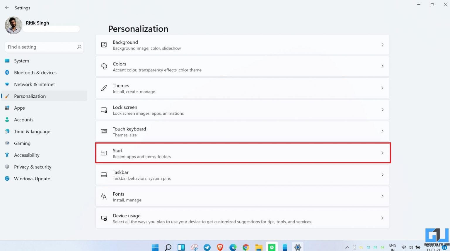 [Guide] How to Customize the Windows 11 Start Menu - Gadgets To Use