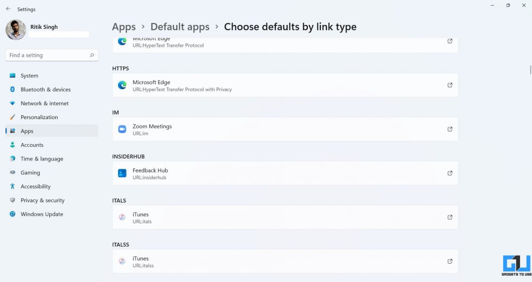 3 Ways to Change Default Apps in Win­dows 11 - Gadgets To Use