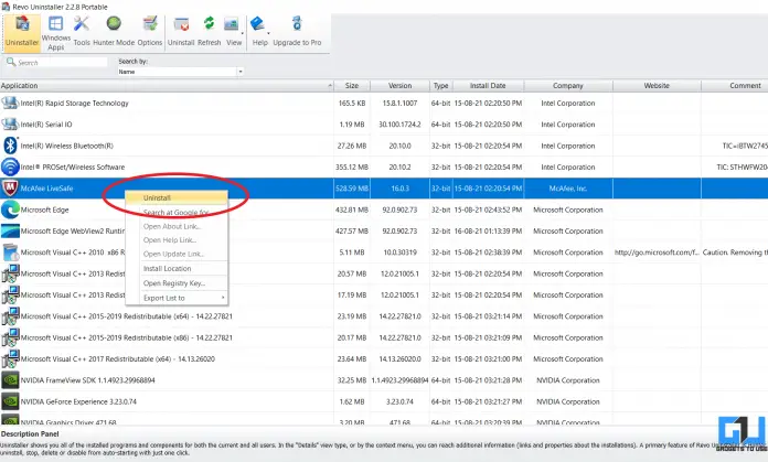 3 Ways to Uninstall and Remove McAfee LiveSafe on Windows - Gadgets To Use
