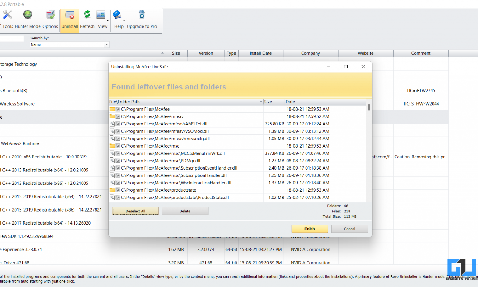 3 Ways to Uninstall and Remove McAfee LiveSafe on Windows - Gadgets To Use