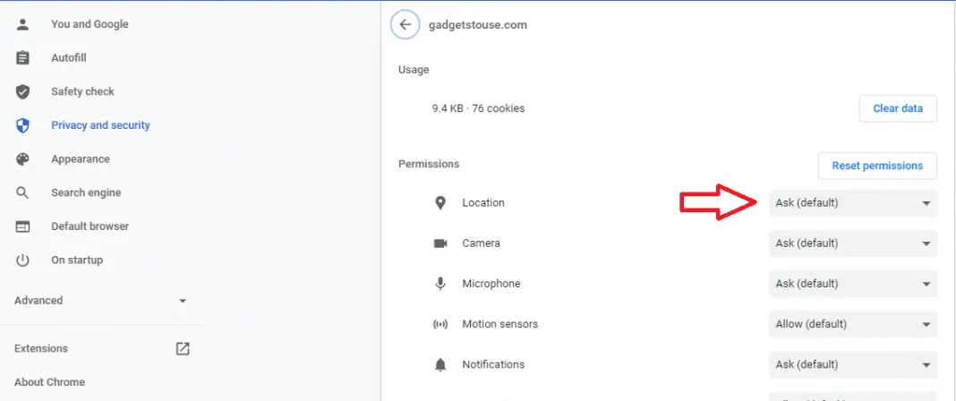 How to Allow or Block Permission Access to Websites on Chrome - Gadgets ...