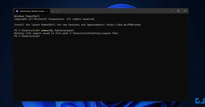 3 Ways to Check Battery Health on Windows 11 Laptop - Gadgets To Use