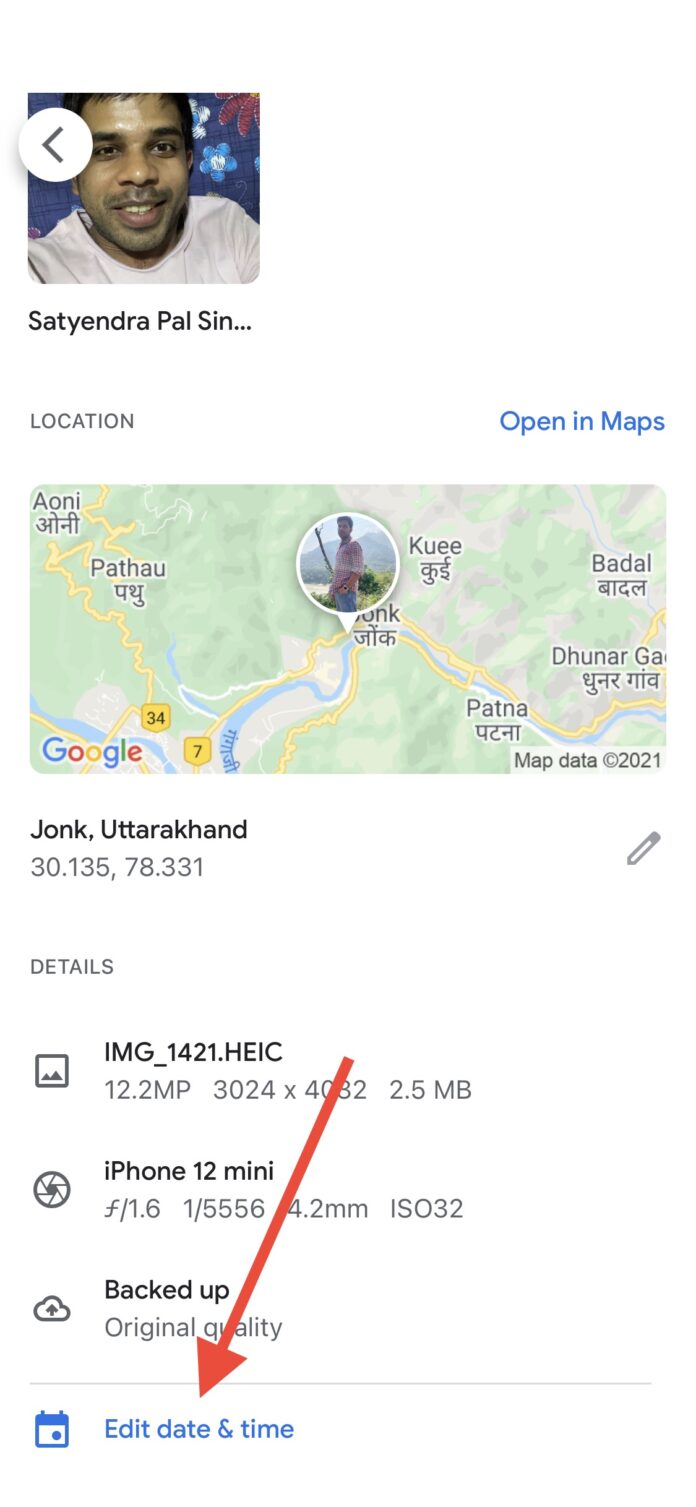 How to Change Photo Date and Time on Android Using Google Photos ...