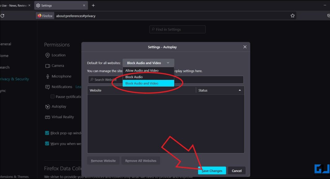 2 Ways to Stop Autoplay Videos in Chrome, Edge, and Firefox Browser ...