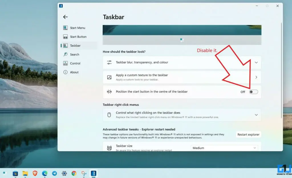 3 Ways to Resize, Move and Customize Taskbar on Windows 11 for Free ...