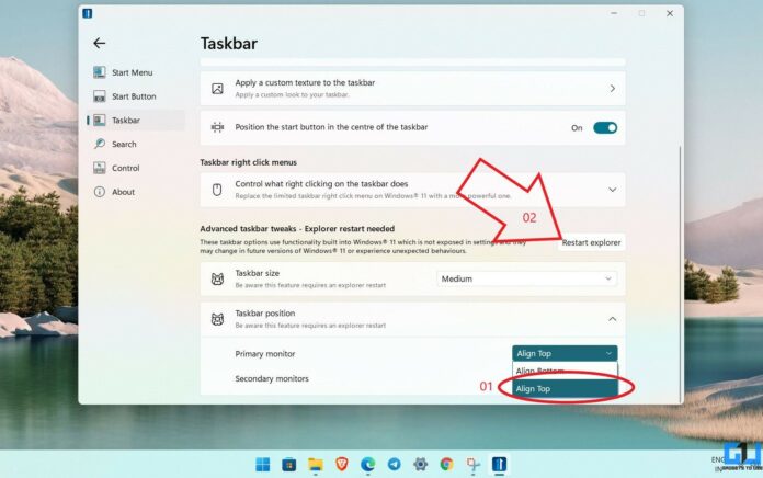 3 Ways to Resize, Move and Customize Taskbar on Windows 11 for Free ...