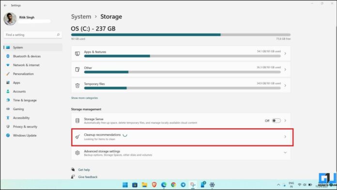 Top 5 Ways to Clean Junk Files on Windows 11 PC - Gadgets To Use