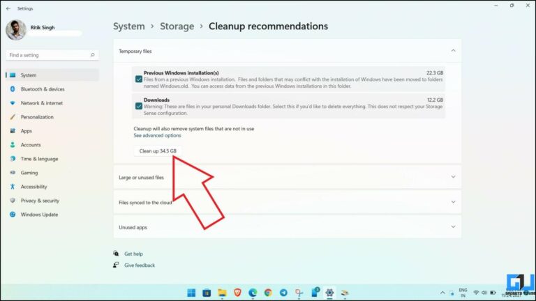 Top 5 Ways to Clean Junk Files on Windows 11 PC - Gadgets To Use