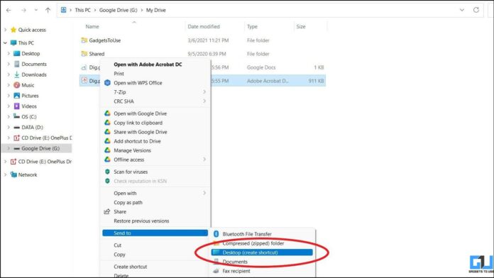 3 Ways to Create a Desktop Shortcut for Google Drive Files, Folders on ...