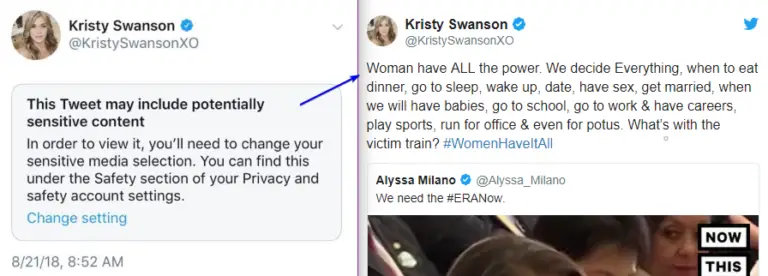 2 Ways to Turn Off Sensitive Content Warning on Twitter Mobile and Web ...