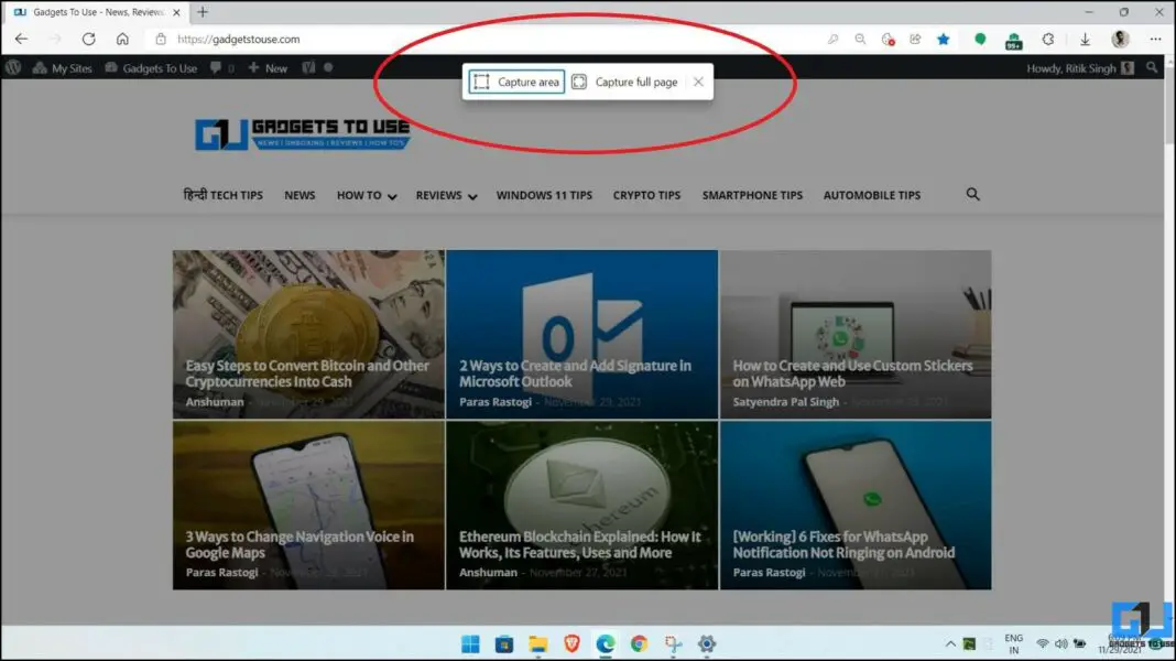 6 Quick Ways to Take a Screenshot on Windows 11 - Gadgets To Use