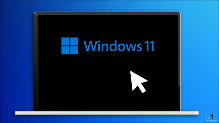 14 Ways to Fix Black Screen With Cursor Issue on Windows 11 - Gadgets ...