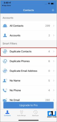 4 Easy Ways to Merge or Remove Duplicate Contacts on iPhone - Gadgets ...
