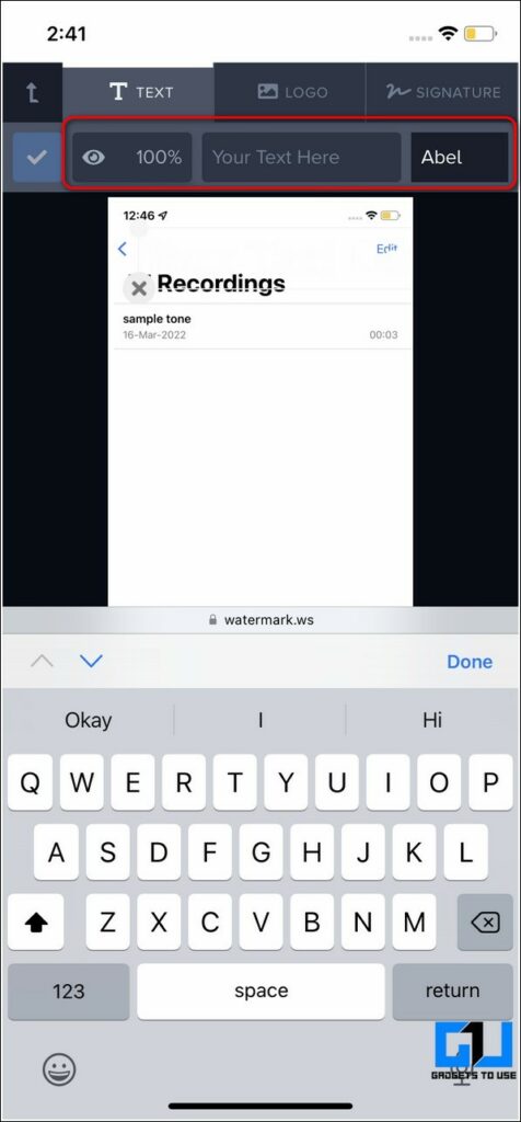 3 Quick Ways to Add Watermark to Your Photos on iPhone - Gadgets To Use