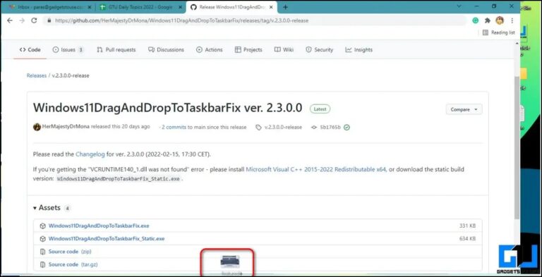 5 Ways to Get Drag and Drop Feature on Windows 11 Taskbar - Gadgets To Use