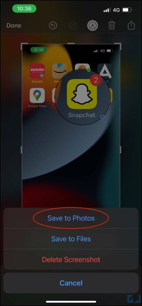 How to Magnify, Highlight, Draw, and Write on iPhone Screenshots - Gadgets To Use