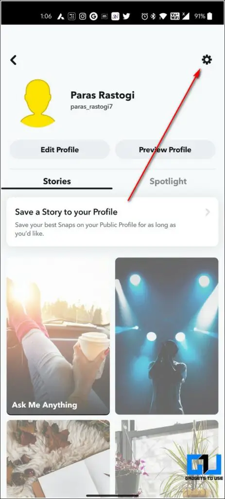 How to Create, Edit, and Delete Public Profile on Snapchat