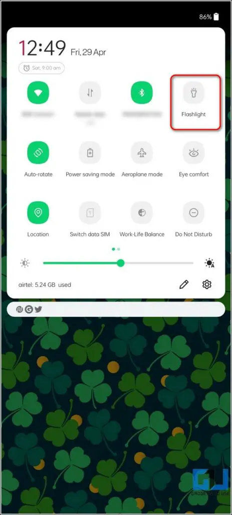 5 Ways to Turn on Flashlight on Android and iPhone - Gadgets To Use