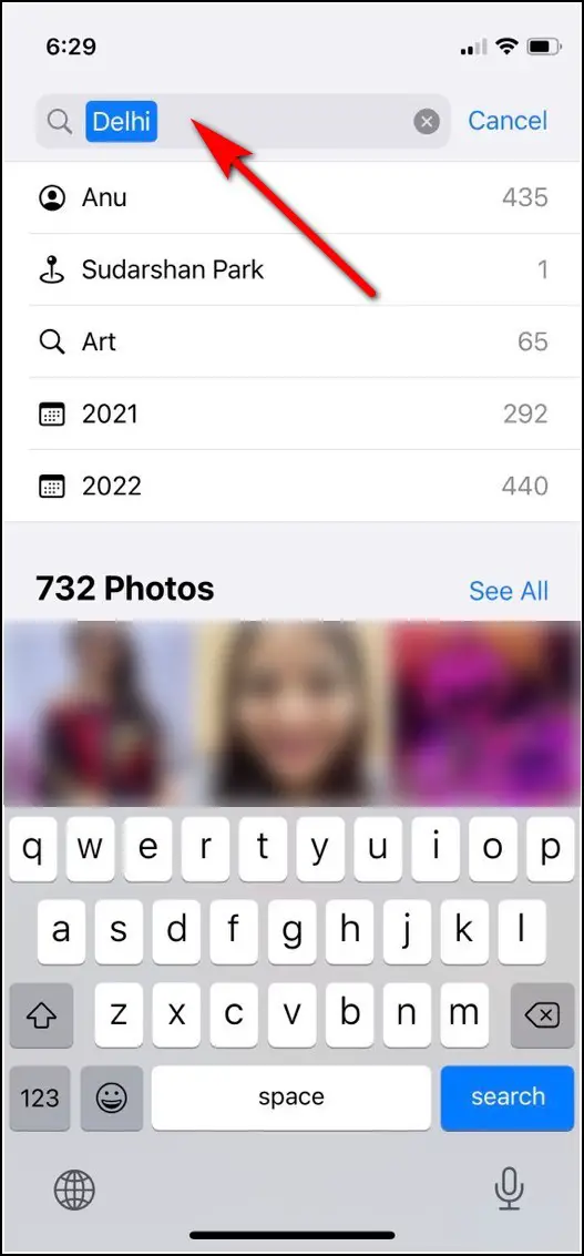 5 Ways to Search Photos By Face, Location or Date on iPhone - Gadgets ...