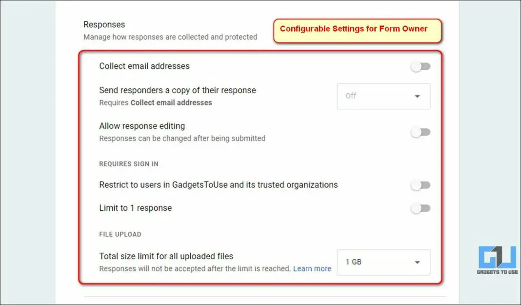 7 Ways to Fix Google Forms File Upload Failed Issue - Gadgets To Use