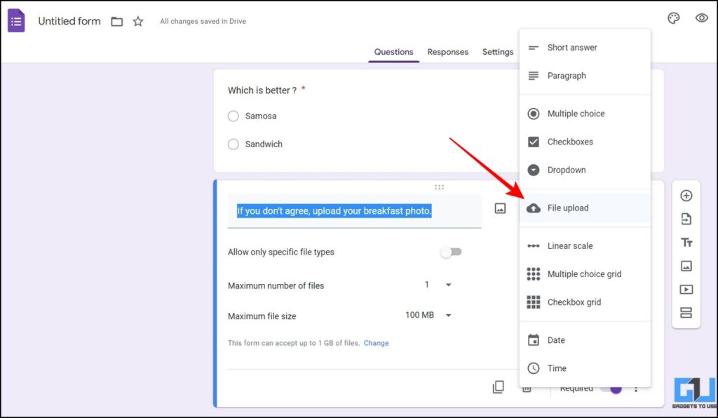 7 Ways to Fix Google Forms File Upload Failed Issue - Gadgets To Use