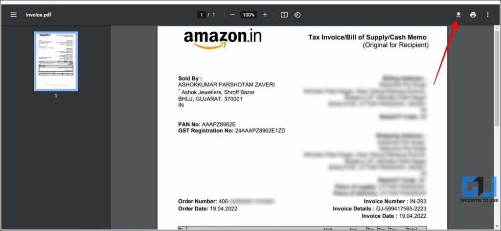 Top 4 Ways to Download Invoice From Amazon On Mobile and PC - Gadgets ...
