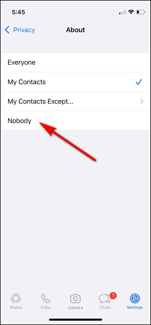 How to Set a Blank Status On WhatsApp (4 Ways) - Gadgets To Use
