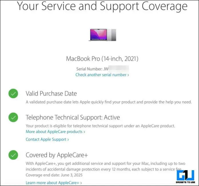 4 Ways to Check Applecare Status, Warranty and More - Gadgets To Use