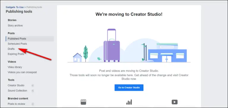 3 Ways to Find Saved Drafts, Unpublished Posts In Facebook - Gadgets To Use