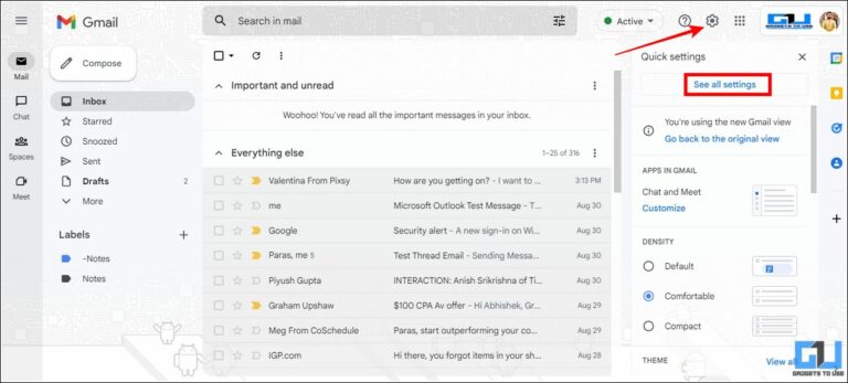 4 Ways to See New Messages On Top of Gmail Conversations - Gadgets To Use