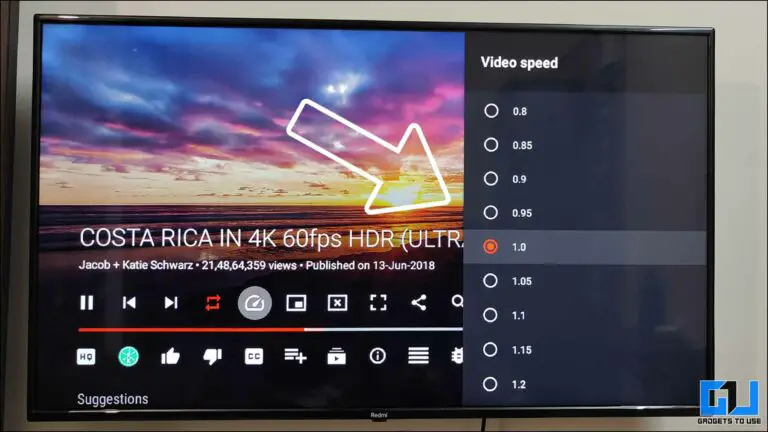 3 Ways to Change YouTube Video Playback Speed on Android TV - Gadgets ...